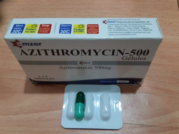 Buy the Azithromycin 500 mg Capsule Blister Pack VIA Global Health