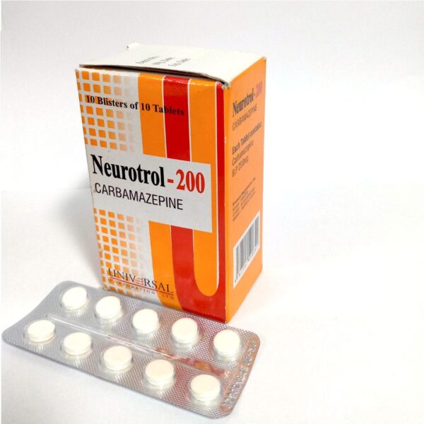 Buy the Neurotrol 200 - Carbamazepine 200mg Tablet Pack - VIA Global Health